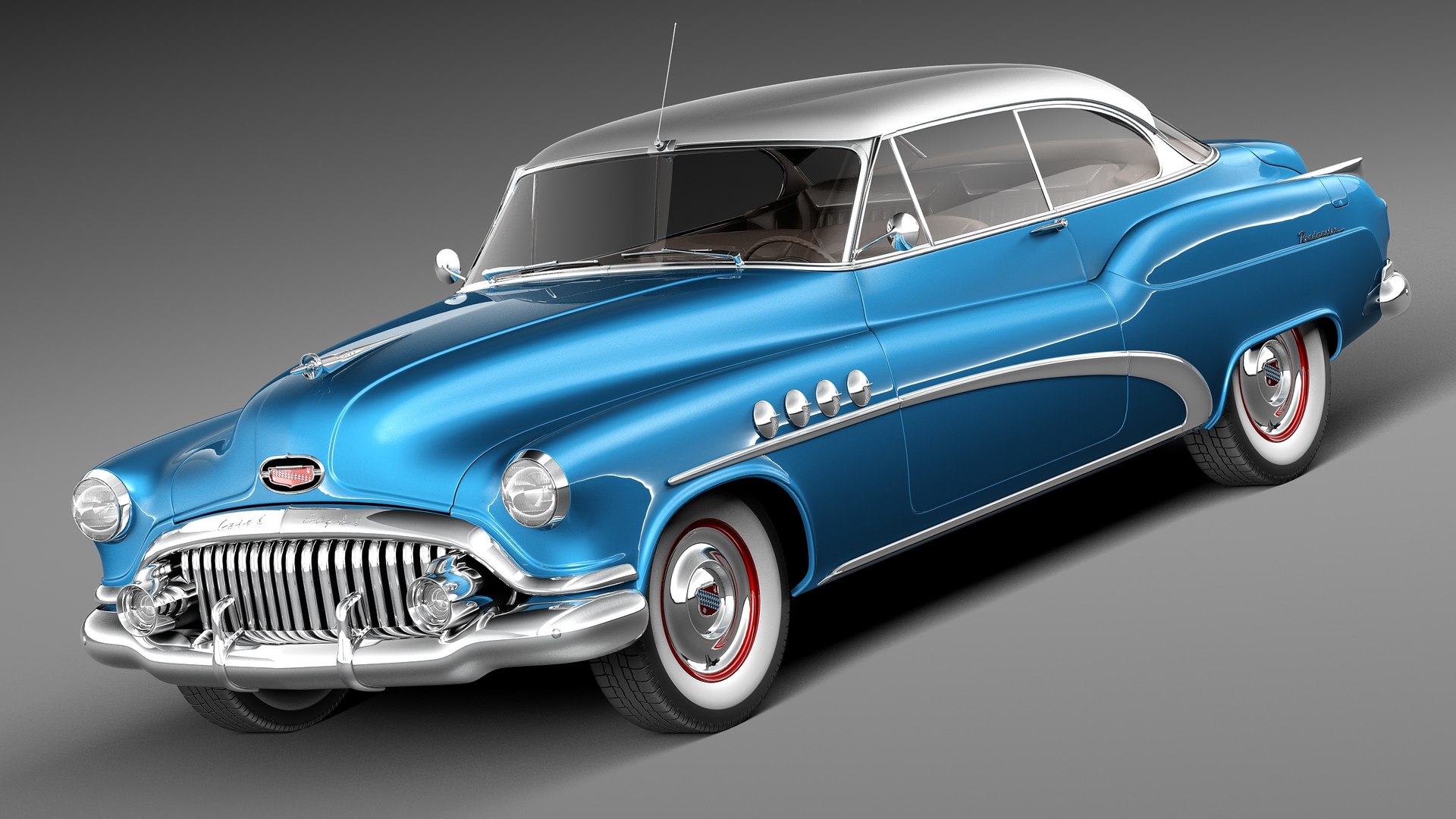 3d Buick Roadmaster Riviera Luxury