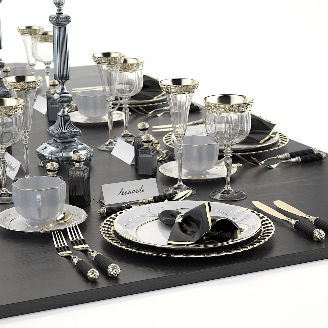 3d Setting Table