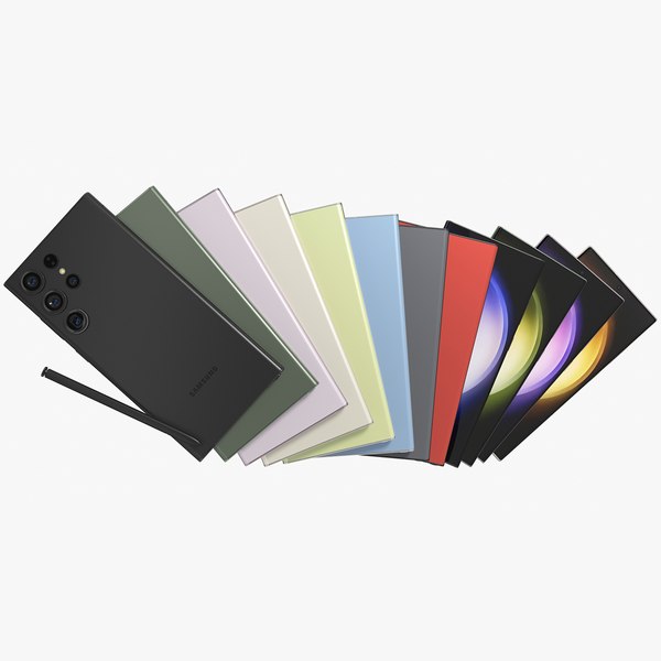 Samsung Galaxy S23 Ultra All Colors model - TurboSquid 2022490