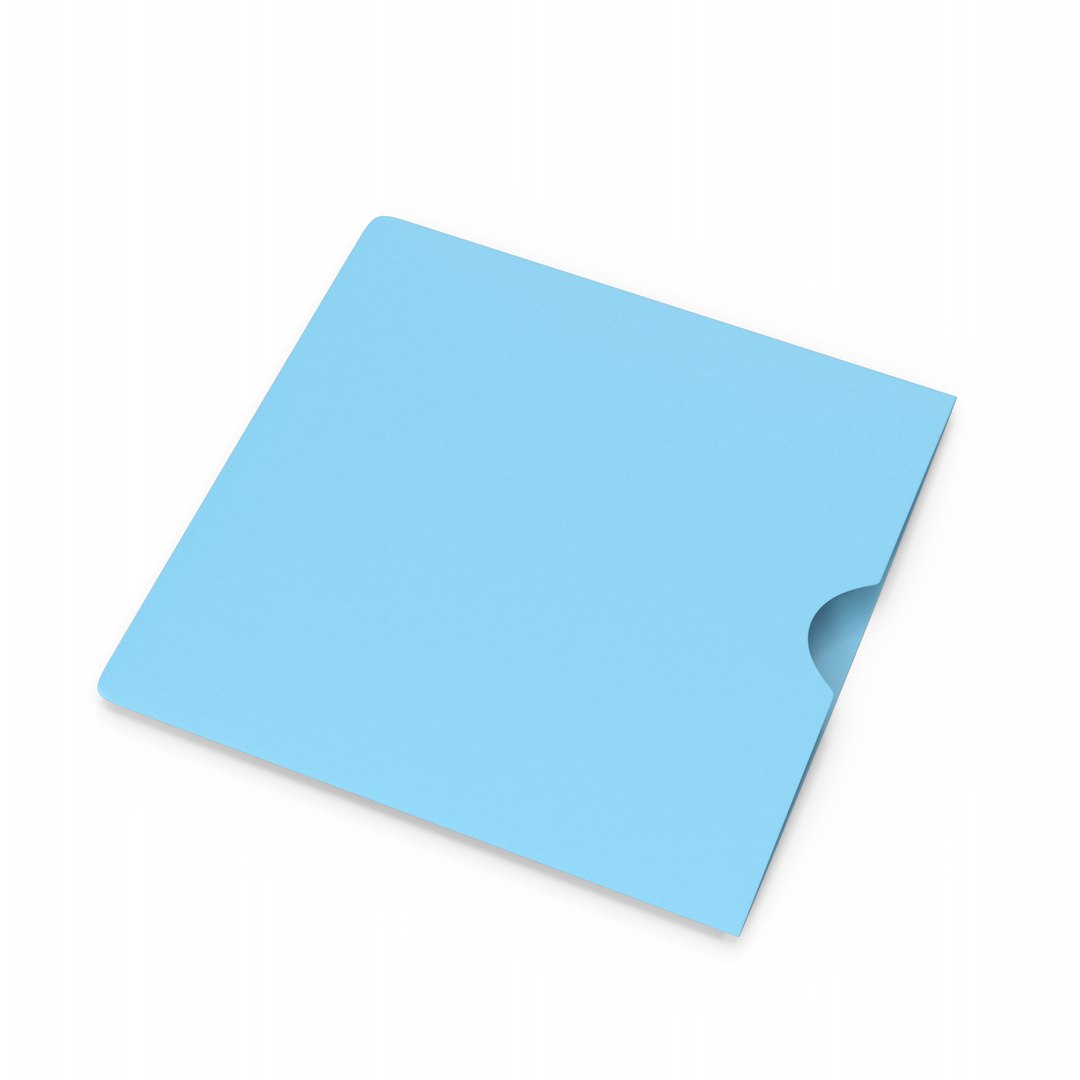 3D Blue DVD Pouch - TurboSquid 1954803