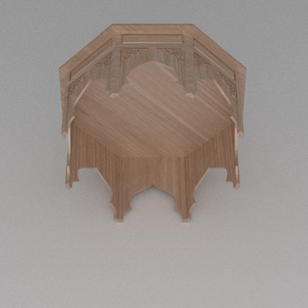 3d Moroccan Table