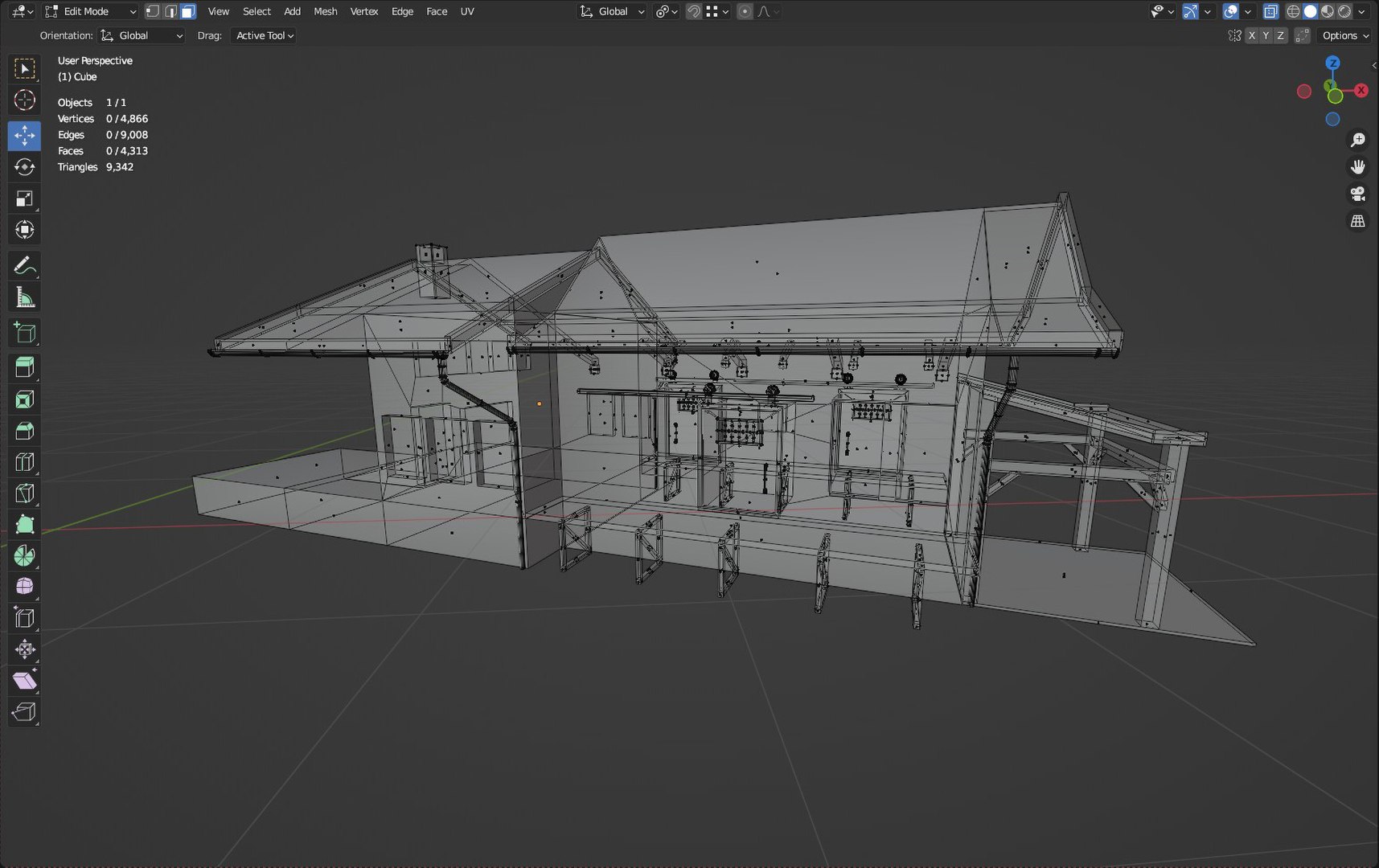 Railway Cargo Station 3D Model - TurboSquid 2117283