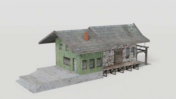 modelo 3d Estación de carga ferroviaria - TurboSquid 2117283