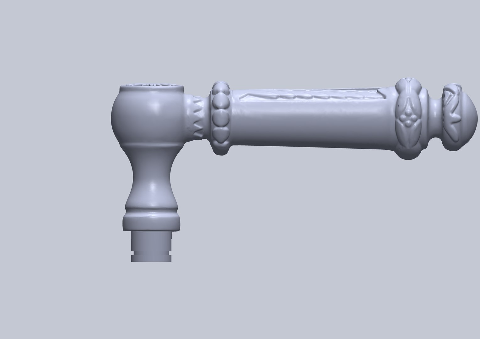 3D Door Handle - Mortise - TurboSquid 1881728