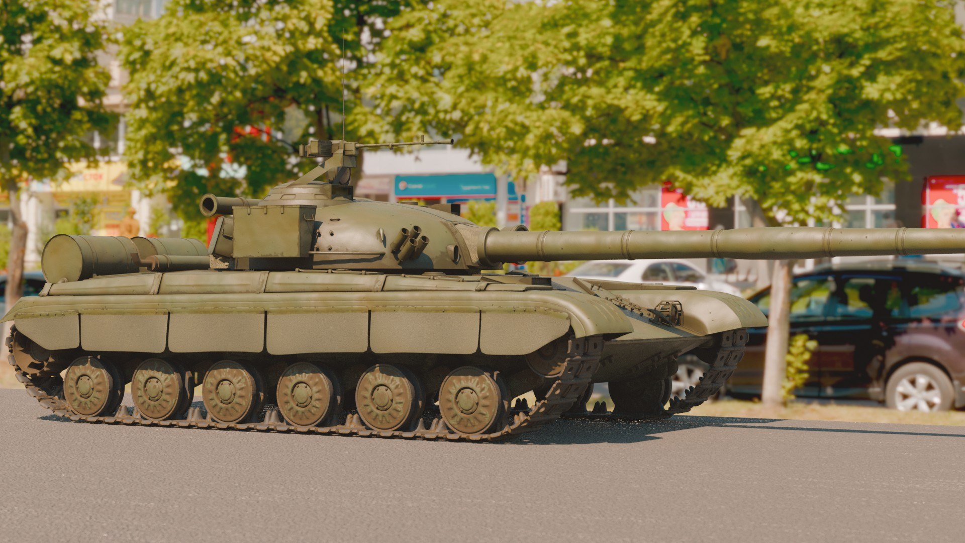 T 64 3D Model - TurboSquid 2157041