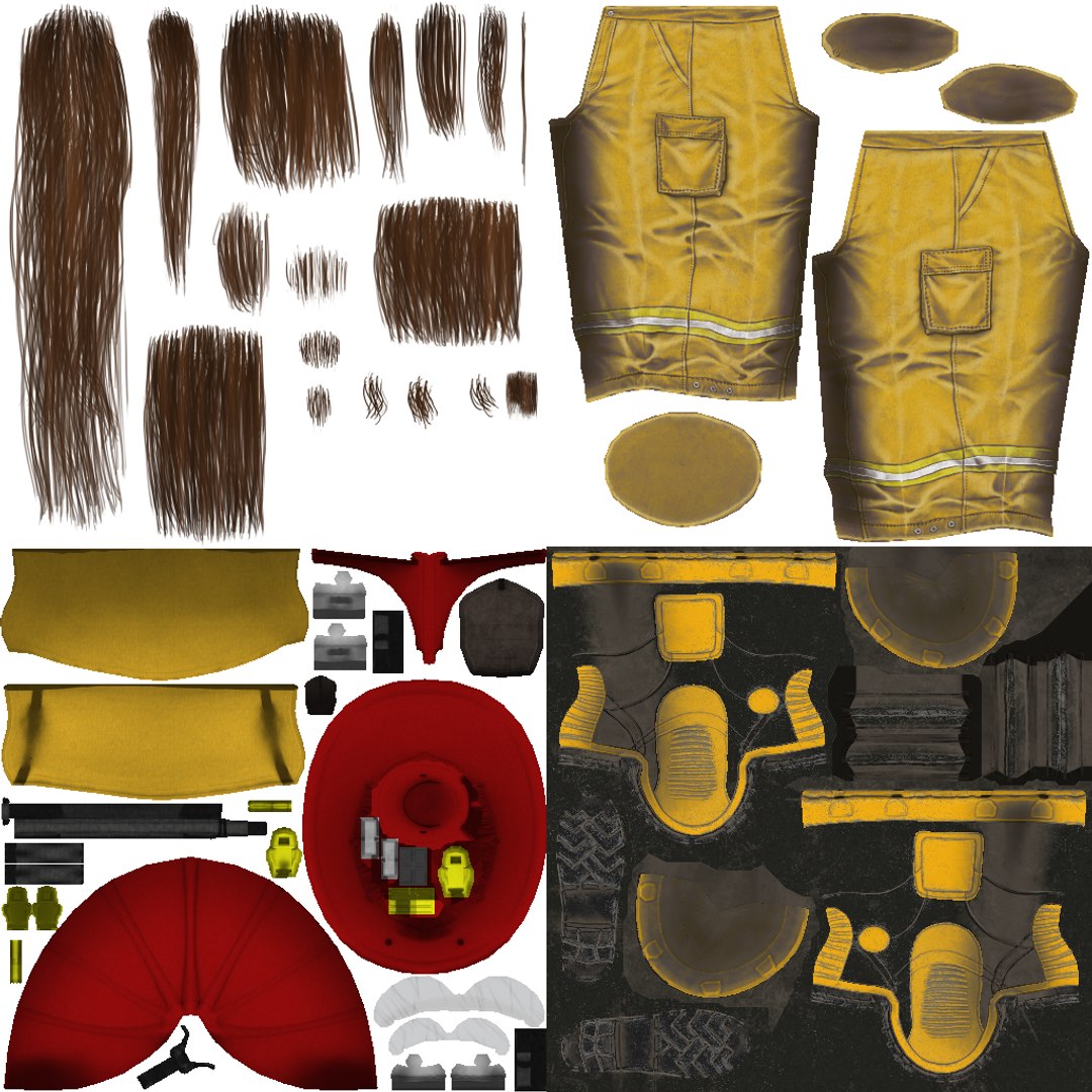 3D Fireman - Generic Model - TurboSquid 1949123