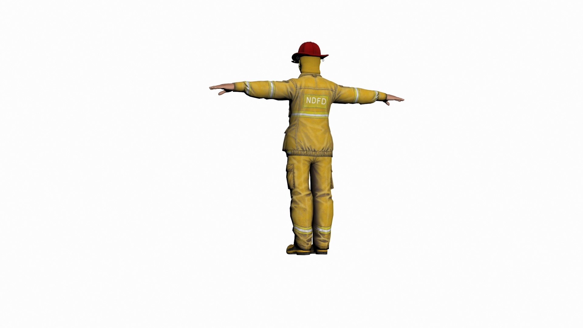 3D Fireman - Generic Model - TurboSquid 1949123