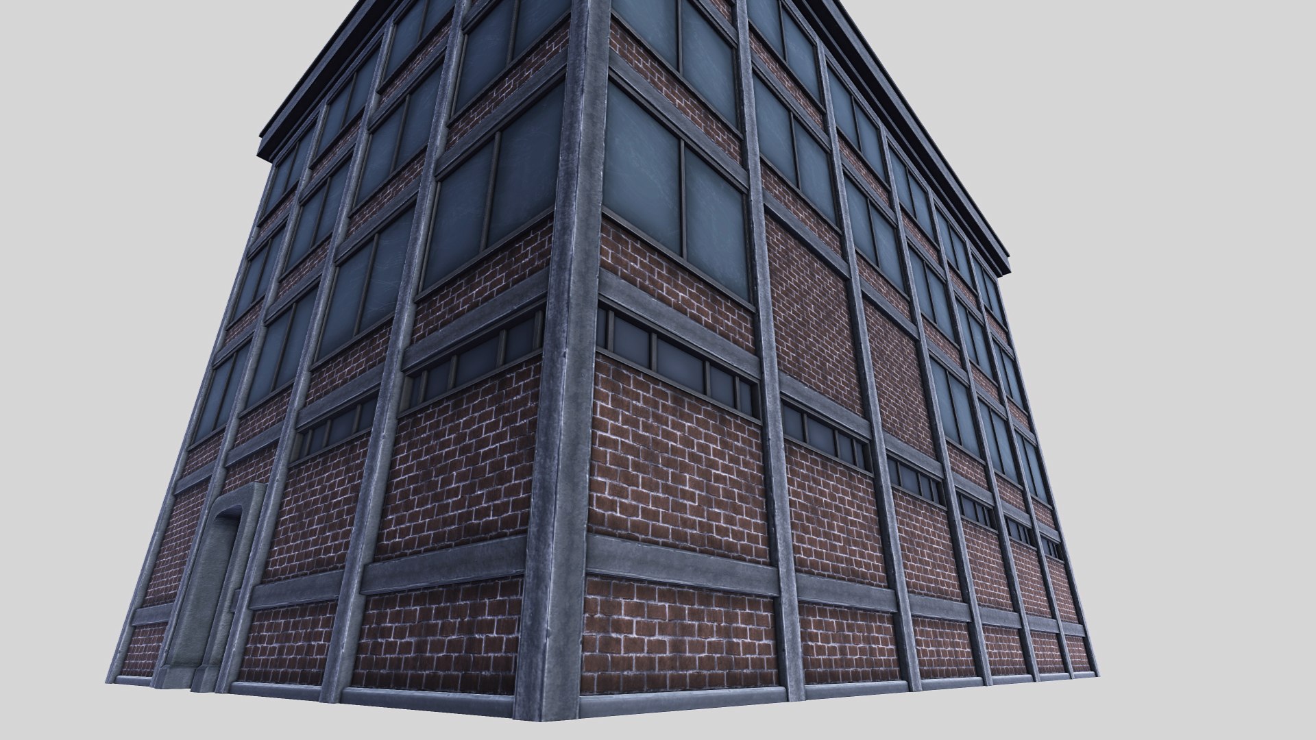 Boston Building 03 3d Model