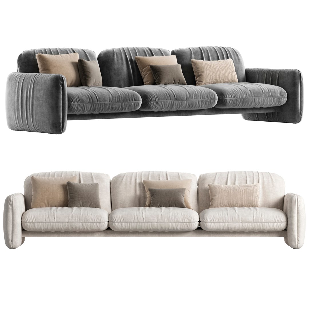 Brigitte Baxter Sofa 3D - TurboSquid 2111381