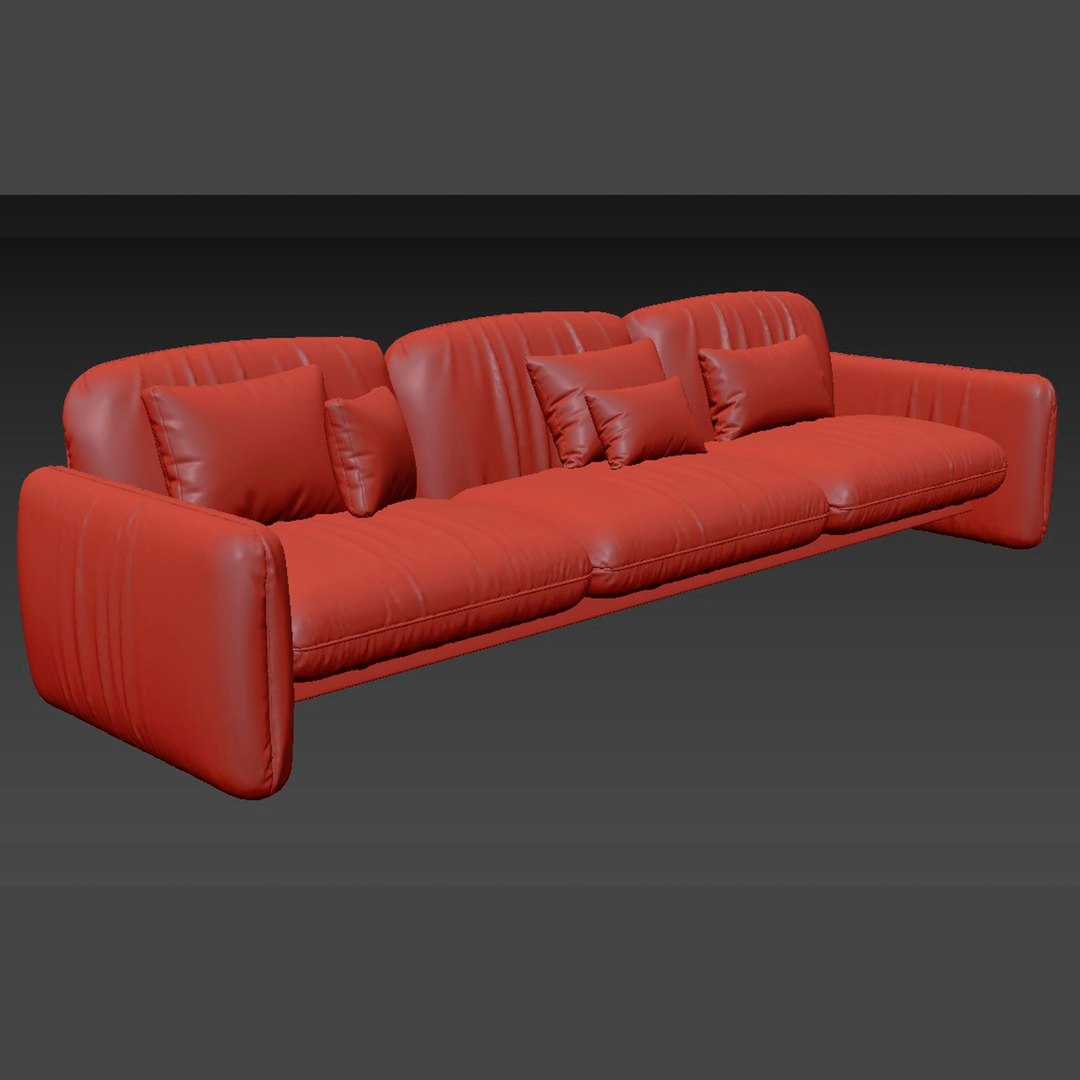 Brigitte Baxter Sofa 3D - TurboSquid 2111381