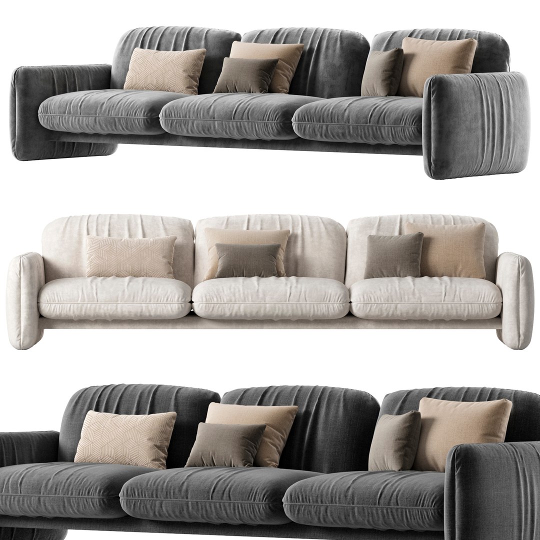 Brigitte Baxter Sofa 3D - TurboSquid 2111381