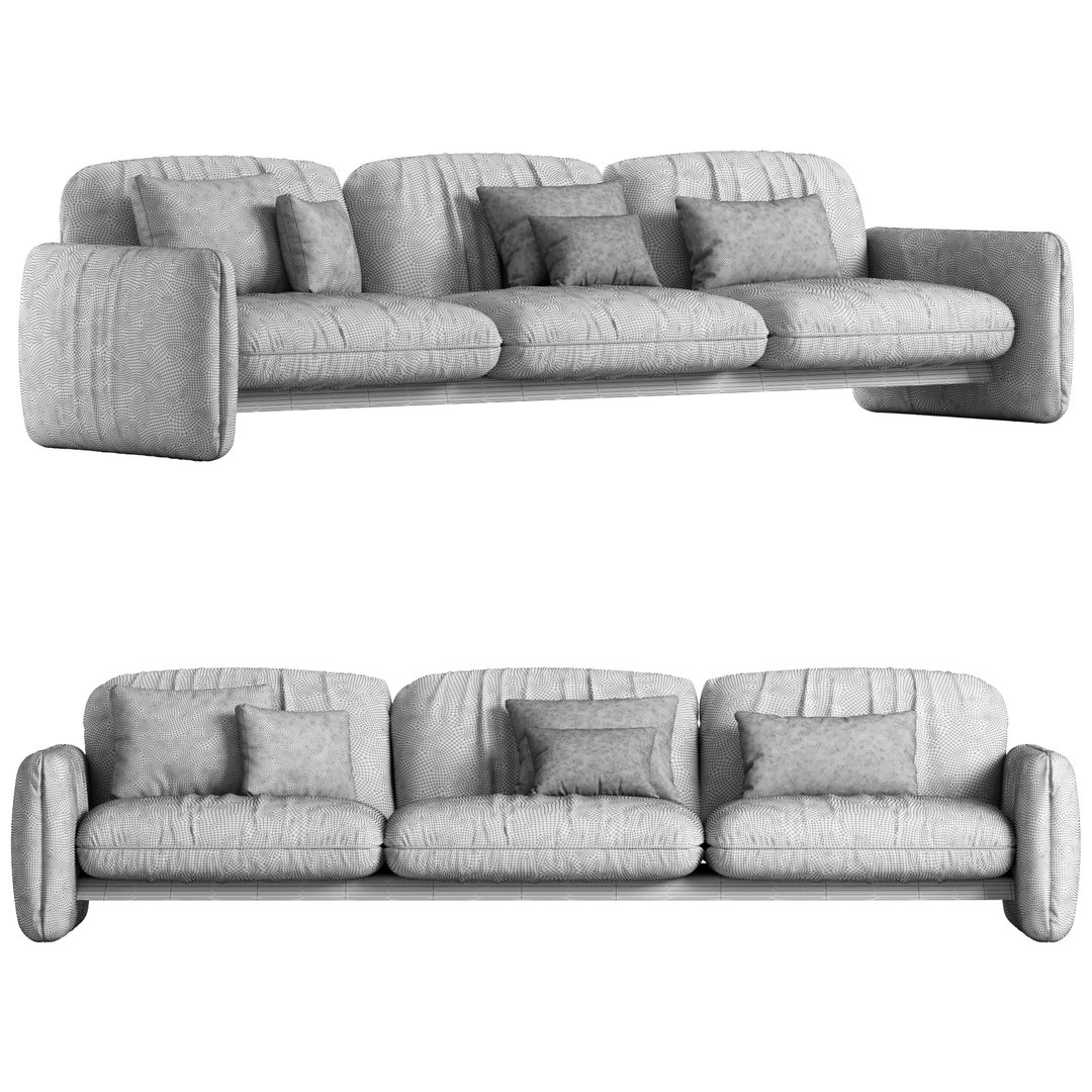 Brigitte Baxter Sofa 3D - TurboSquid 2111381