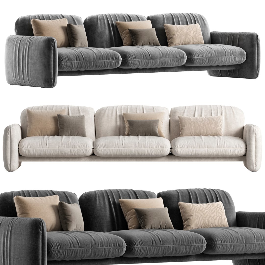 Brigitte Baxter Sofa 3D - TurboSquid 2111381