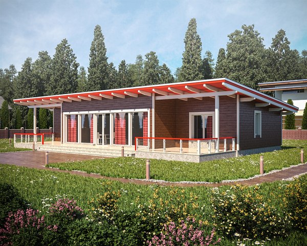 Modern house model - TurboSquid 1212930