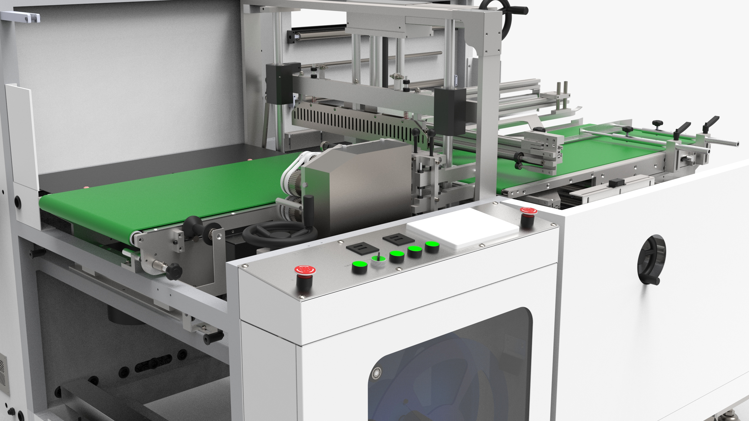 3D model Automatic Wrapping Carton Packaging Machine - TurboSquid 1888507