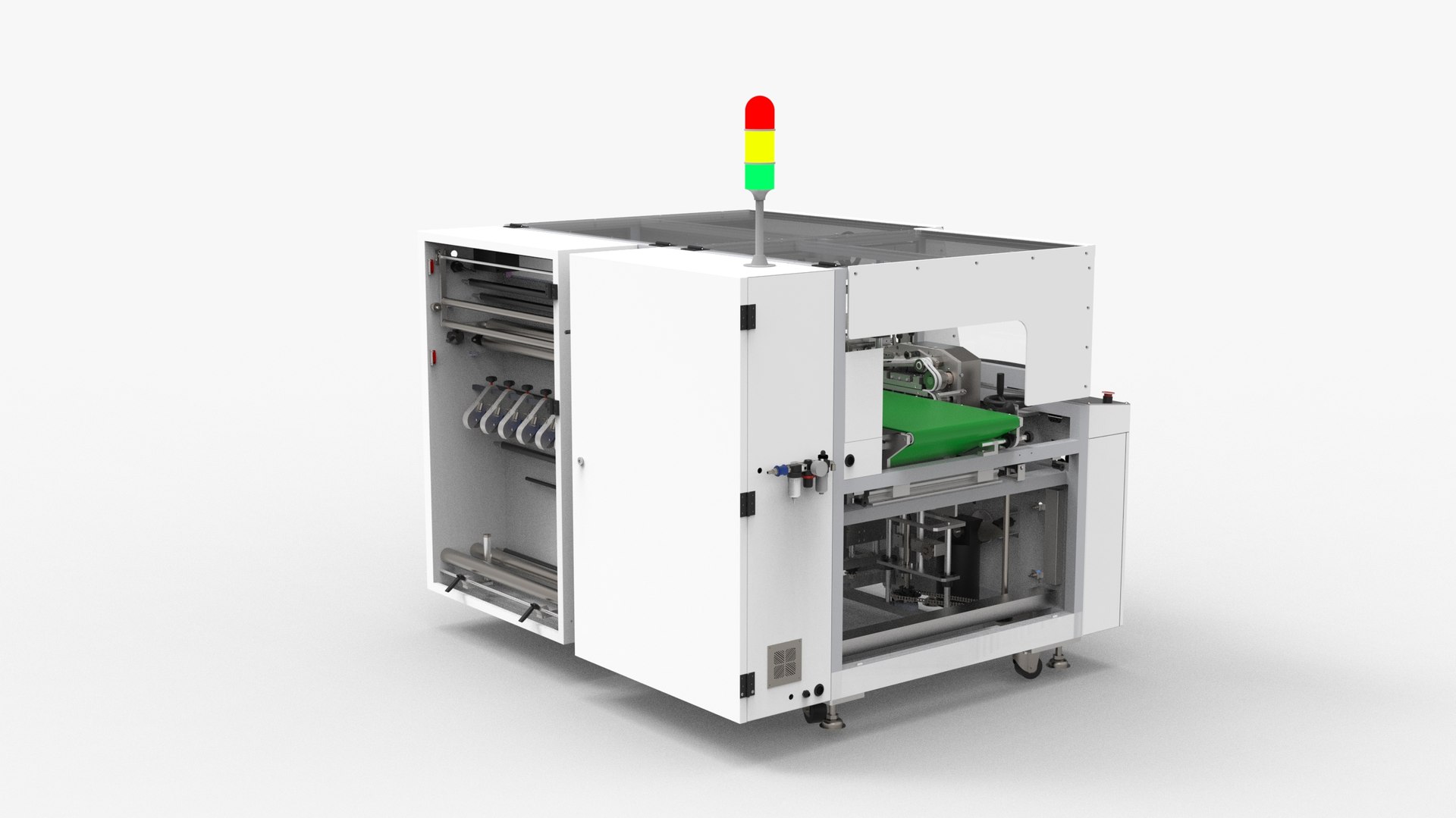 3D Model Automatic Wrapping Carton Packaging Machine - TurboSquid 1888507