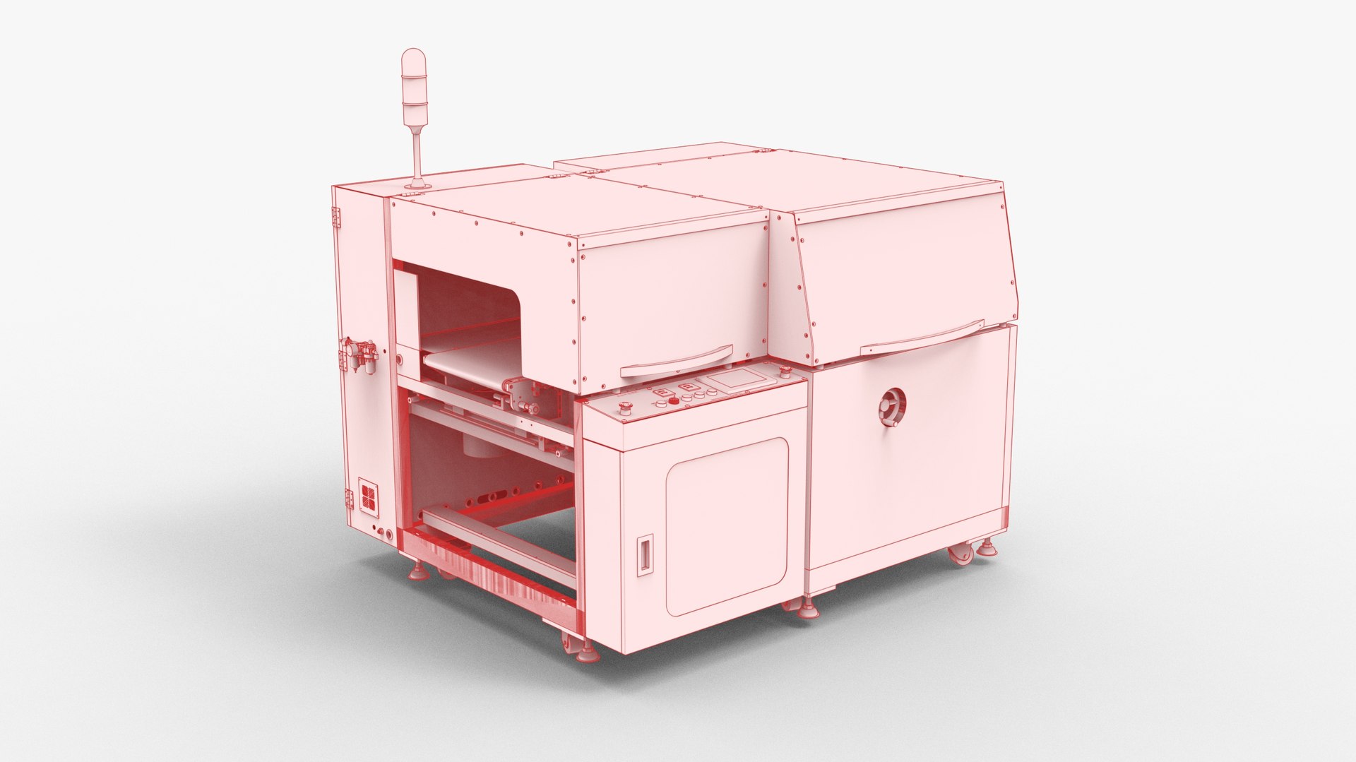 3D Model Automatic Wrapping Carton Packaging Machine - TurboSquid 1888507