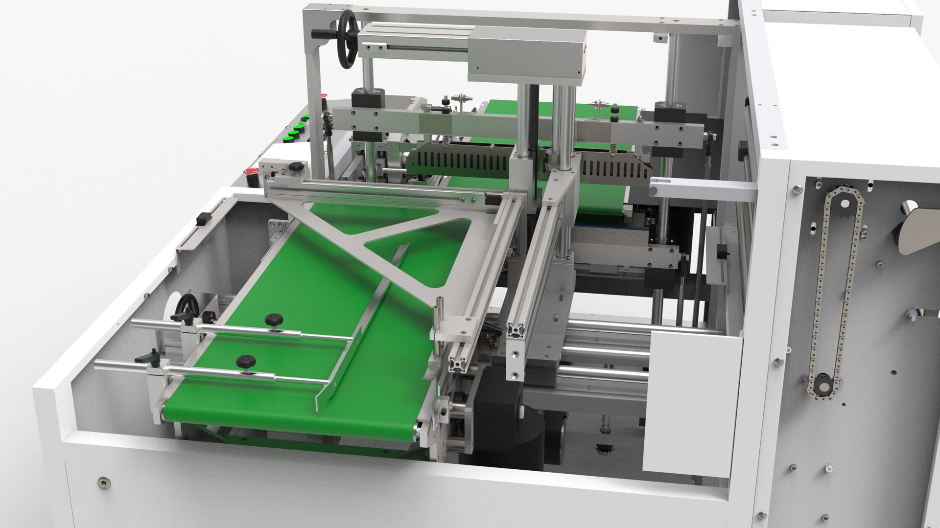 3D Model Automatic Wrapping Carton Packaging Machine - TurboSquid 1888507