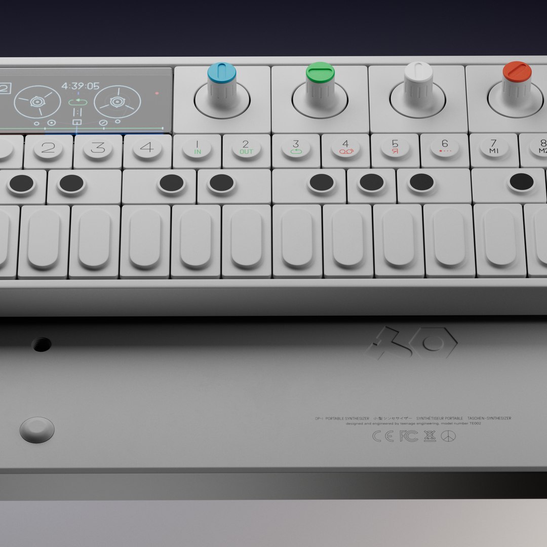Teenage Engineering OP-1 Synthesizer 3D Model - TurboSquid 2325989