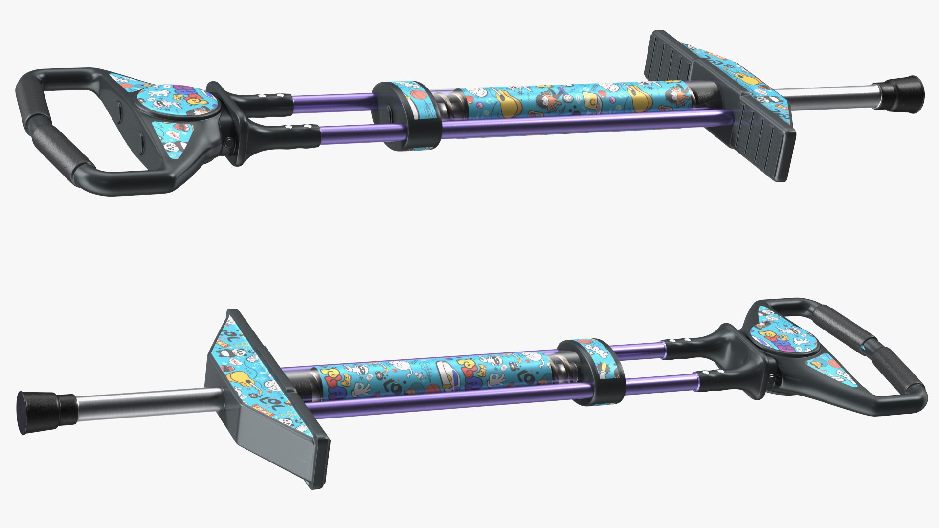 3D Pogo Stick Spring Powered For Kids - TurboSquid 1777288