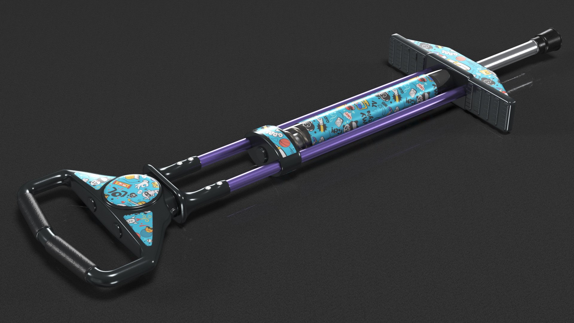 3D Pogo Stick Spring Powered For Kids - TurboSquid 1777288