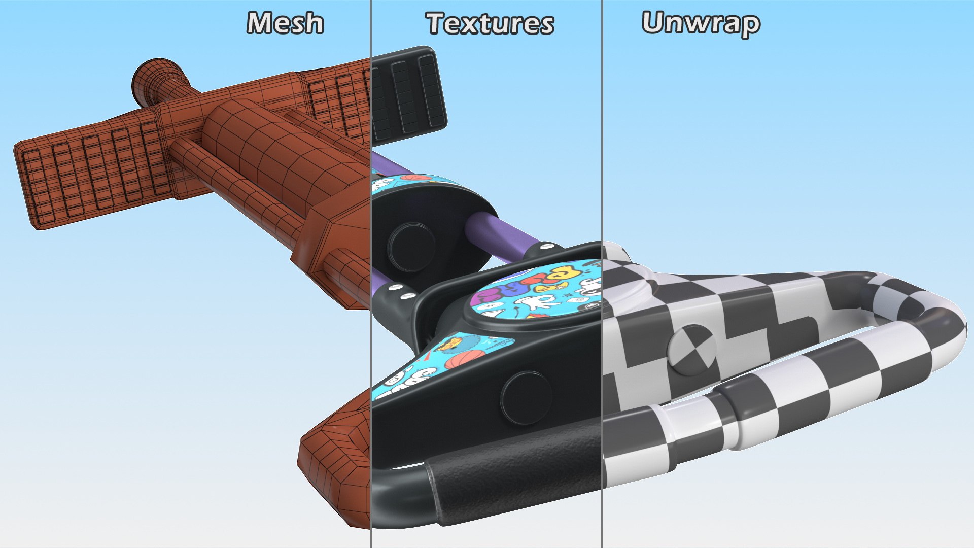 3D Pogo Stick Spring Powered For Kids - TurboSquid 1777288