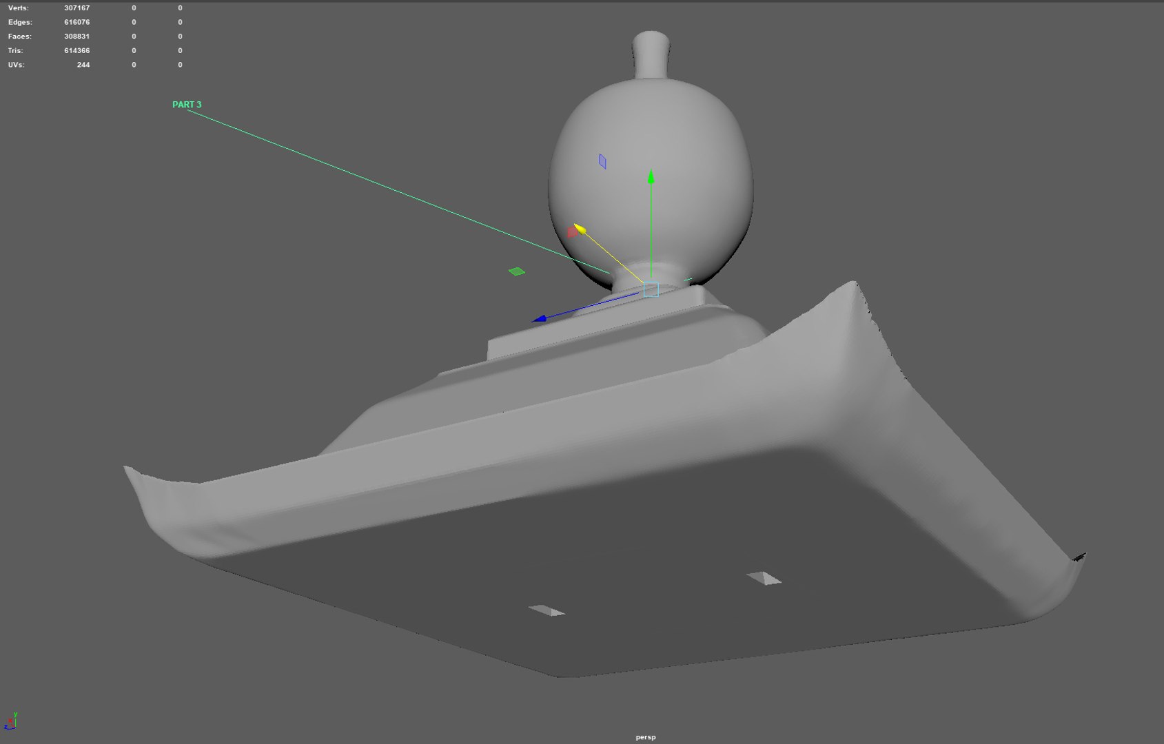 Tachi gata print model - TurboSquid 1591280