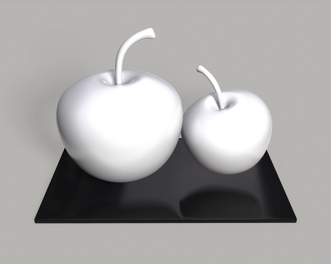 3D apple table decor set - TurboSquid 1306843