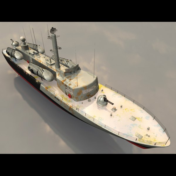 osa-ii class missile boats 3d lwo