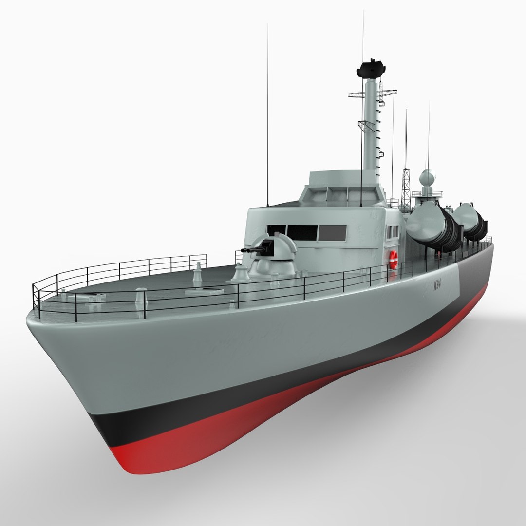 Osa-ii Class Missile Boats 3d Lwo