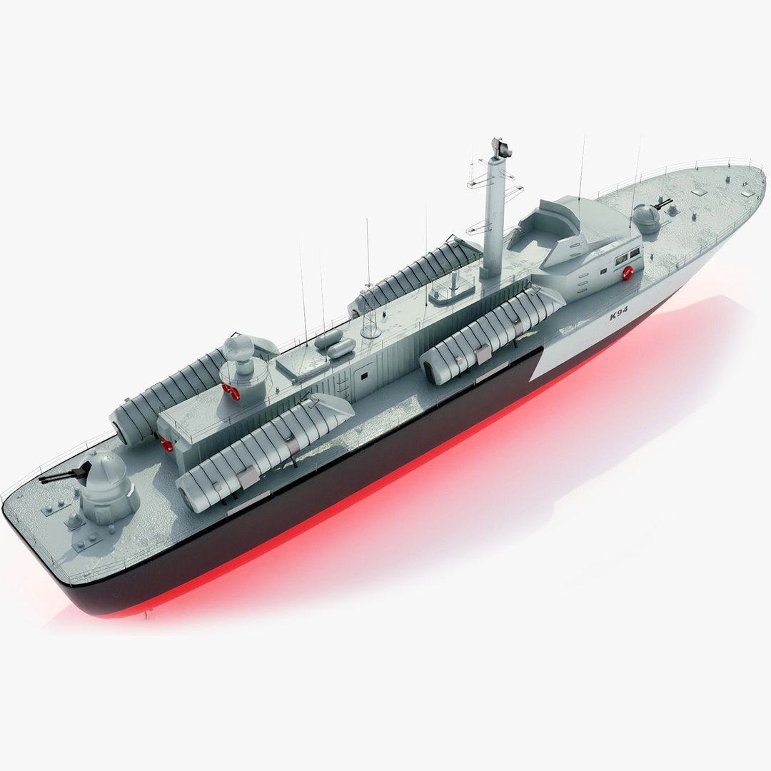 Osa-ii Class Missile Boats 3d Lwo