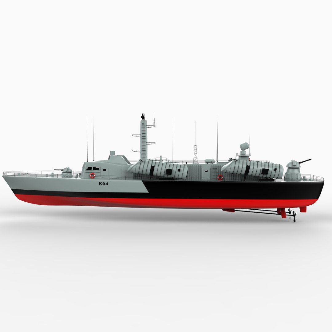Osa-ii Class Missile Boats 3d Lwo