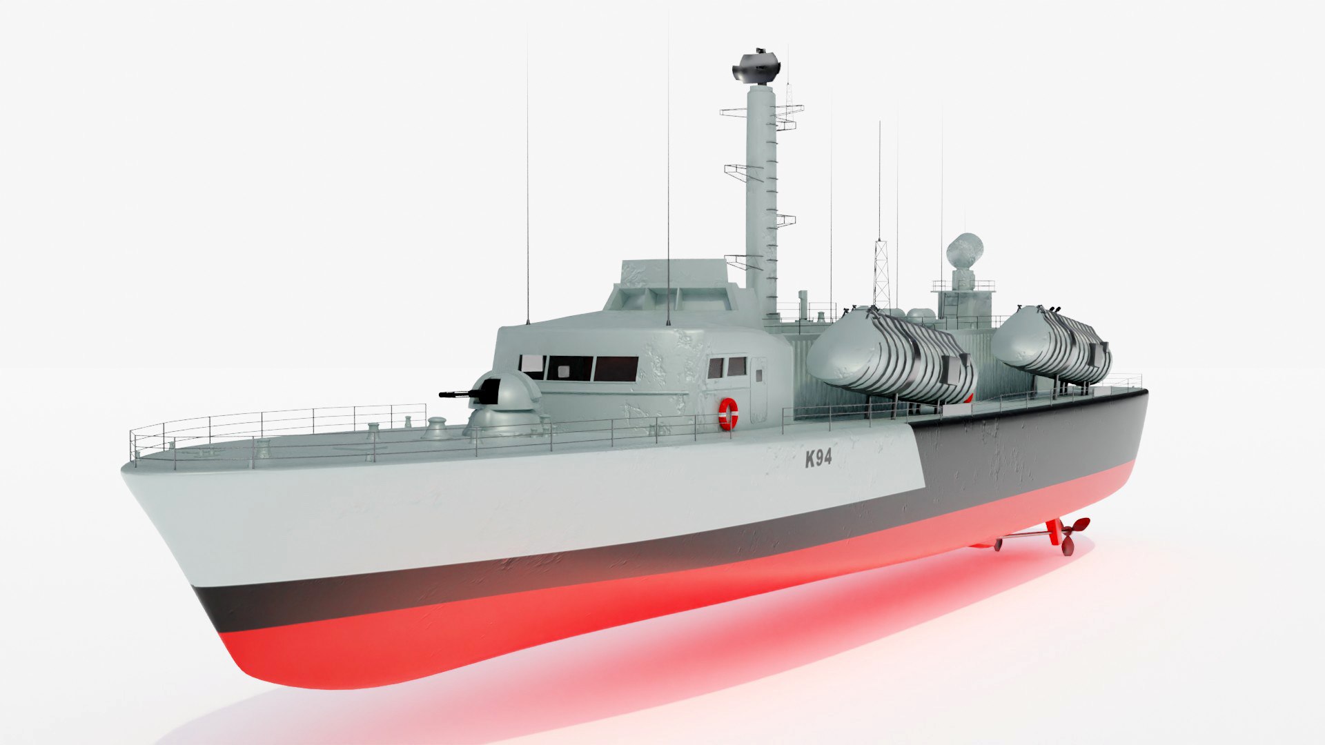 Osa-ii Class Missile Boats 3d Lwo