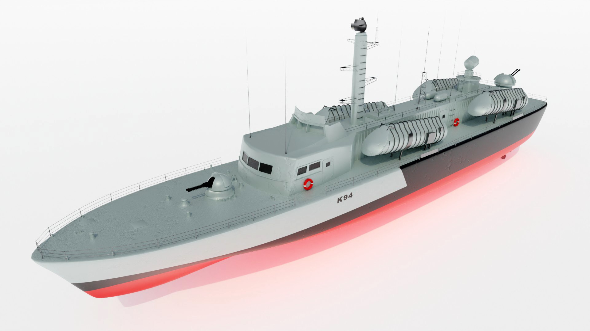 Osa-ii Class Missile Boats 3d Lwo