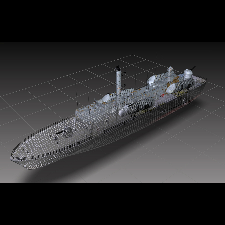 osa-ii class missile boats 3d lwo