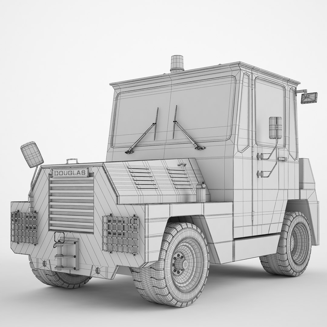 Douglas Dc5 Hd 3d Model