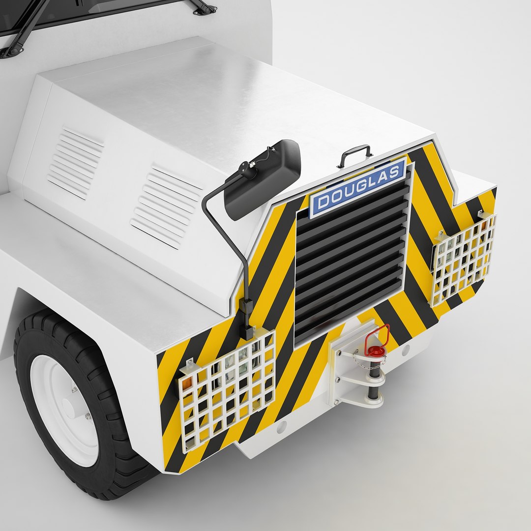 douglas dc5 hd 3d model