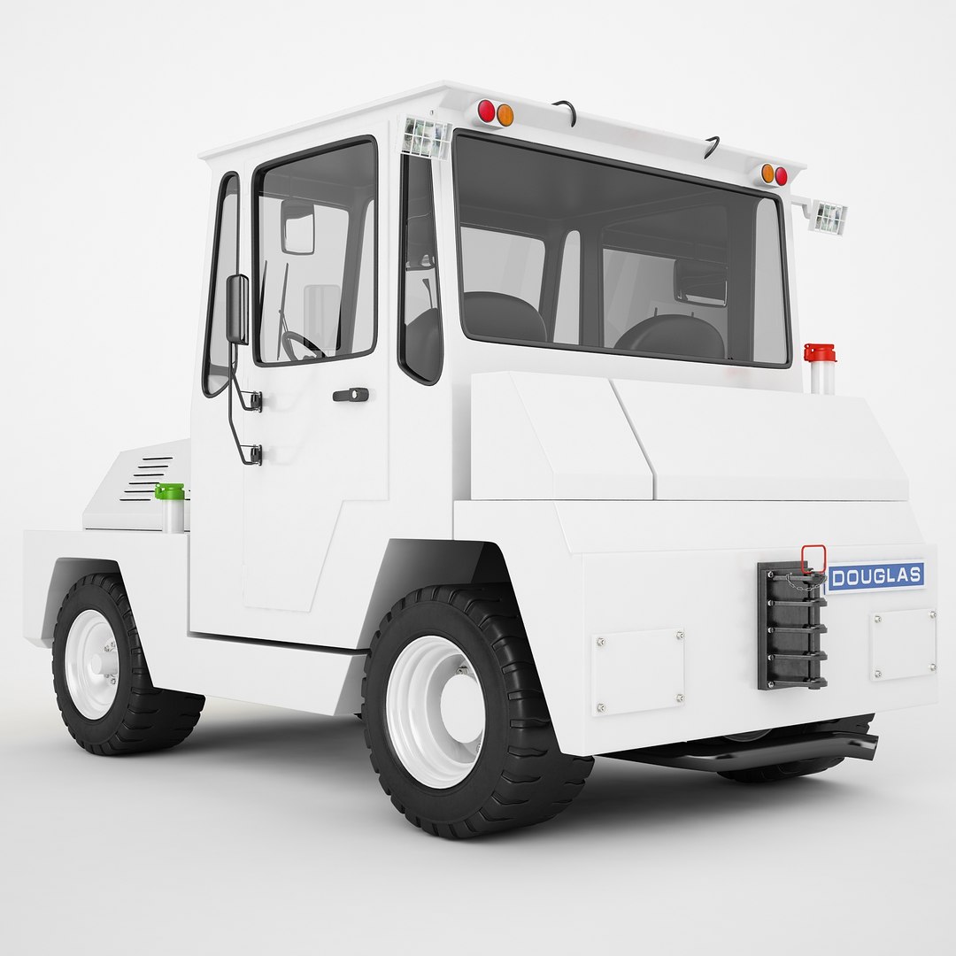 douglas dc5 hd 3d model