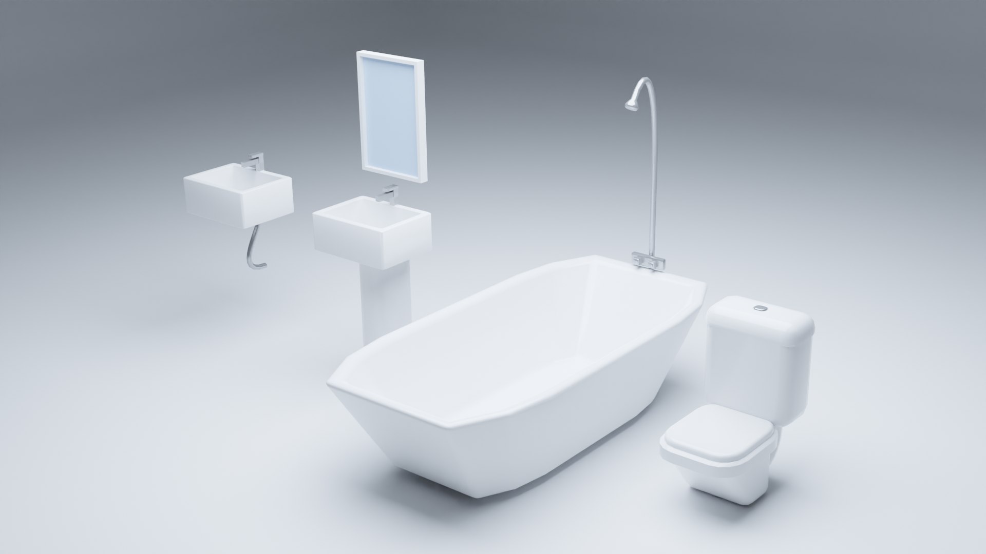 Bathroom Environment Pack 3D Model - TurboSquid 2070316