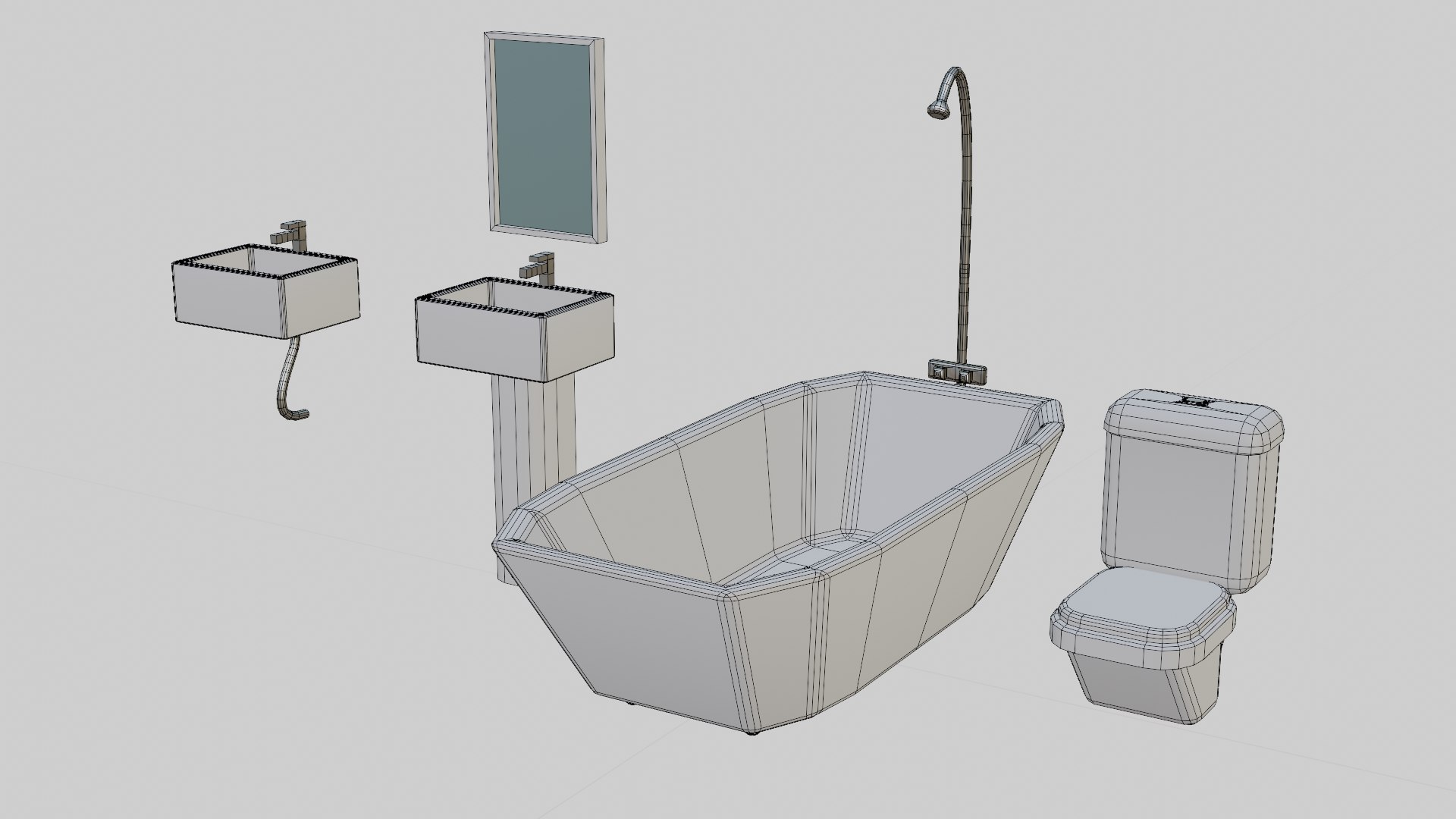 Bathroom Environment Pack 3D Model - TurboSquid 2070316