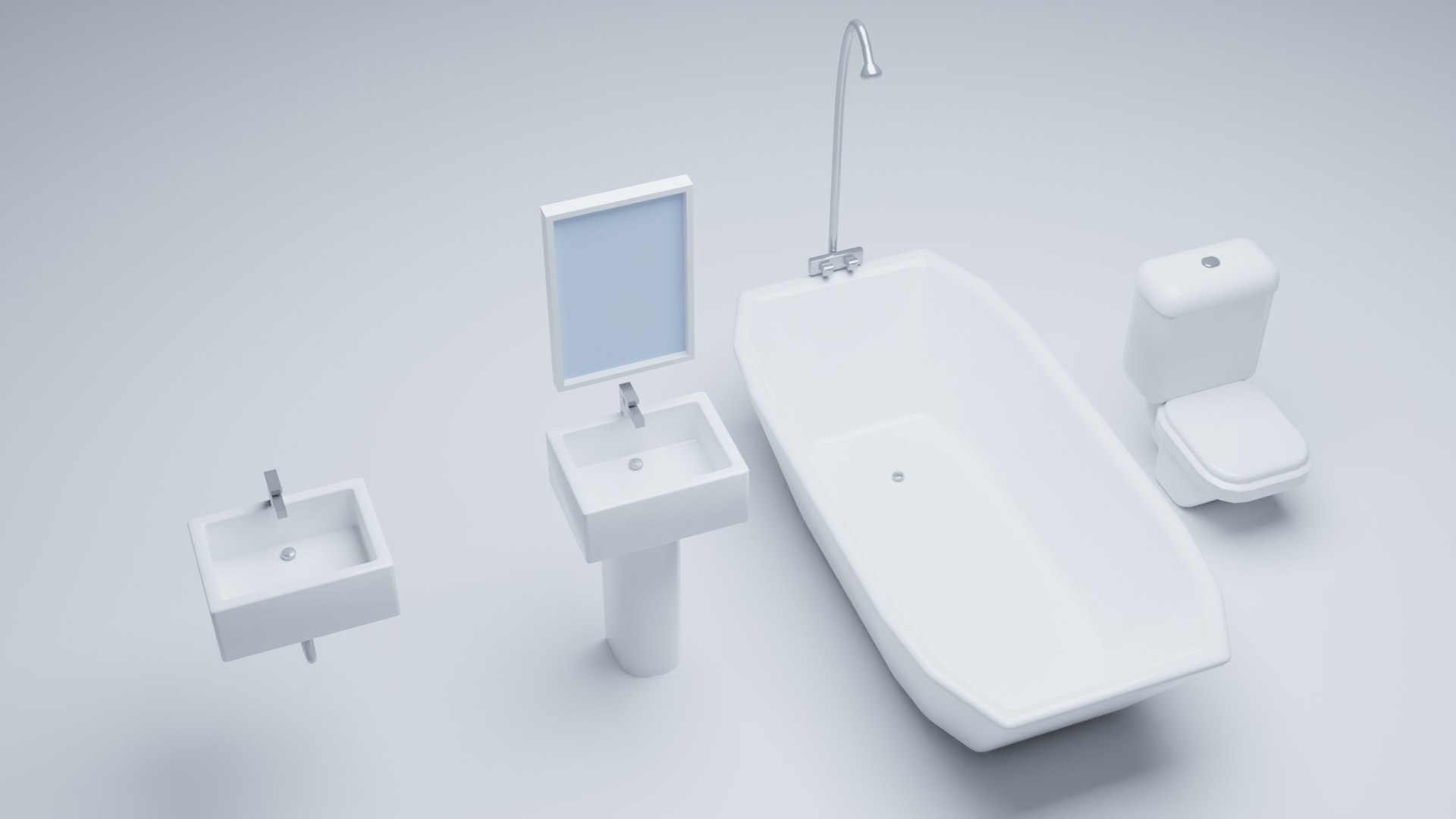 Bathroom Environment Pack 3D Model - TurboSquid 2070316