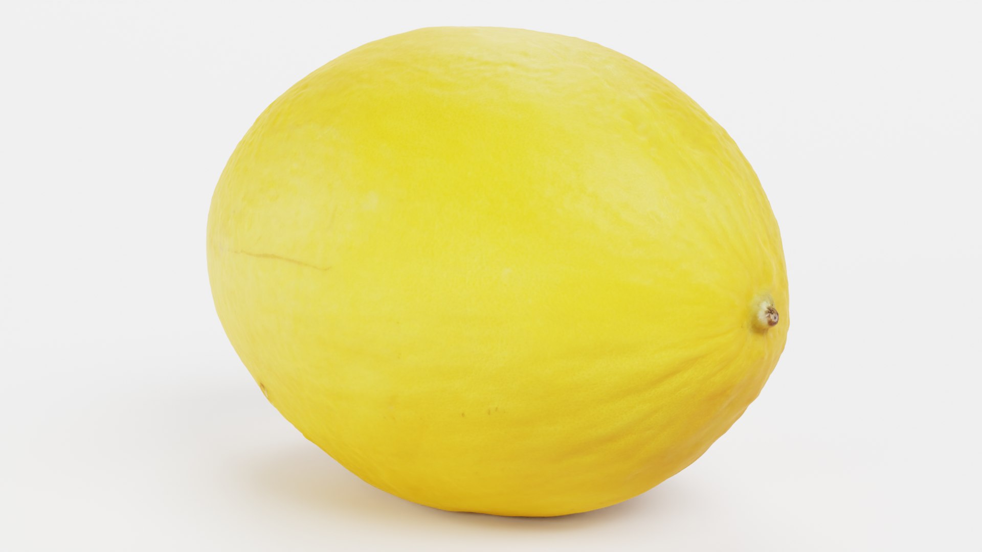 3D Sweet Yellow Melon - TurboSquid 2064494