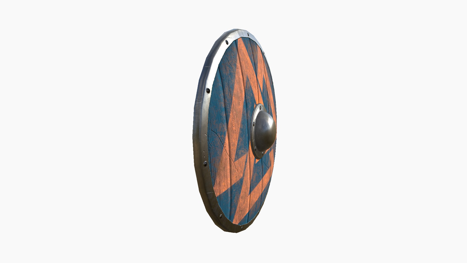 3D Viking Shield A23 Valknut - Character Weapon Design - TurboSquid 2235335