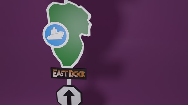 Jurassic Park Sign 3D model - TurboSquid 1734617