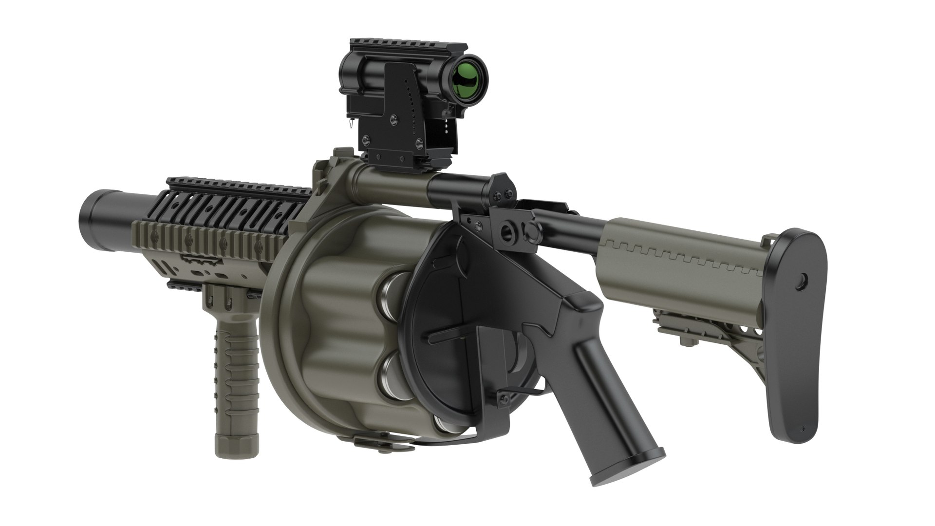 3D Milkor MGL Model - TurboSquid 1730650