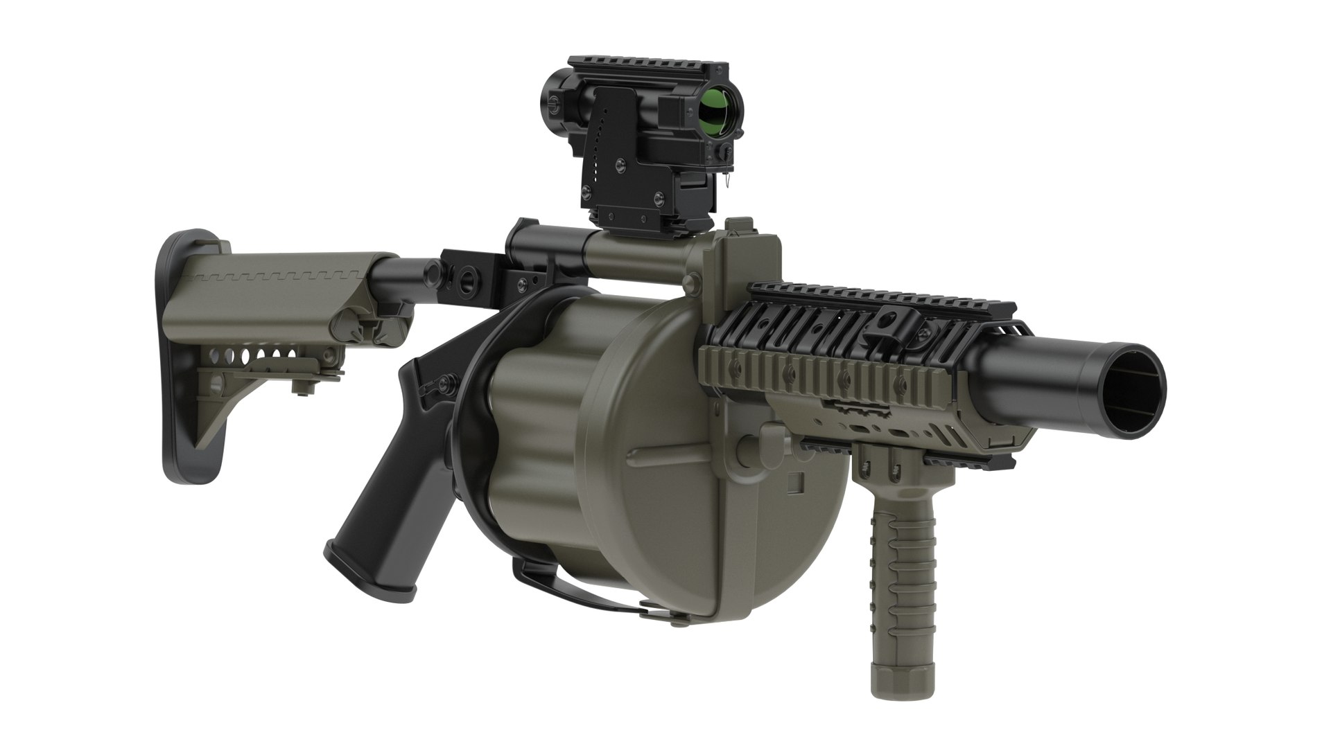 3D Milkor MGL Model - TurboSquid 1730650