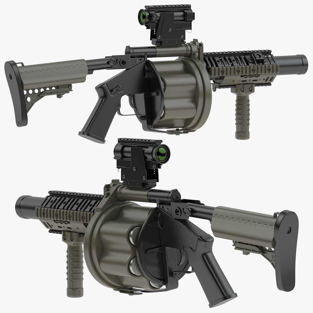 3D Milkor MGL model - TurboSquid 1730650