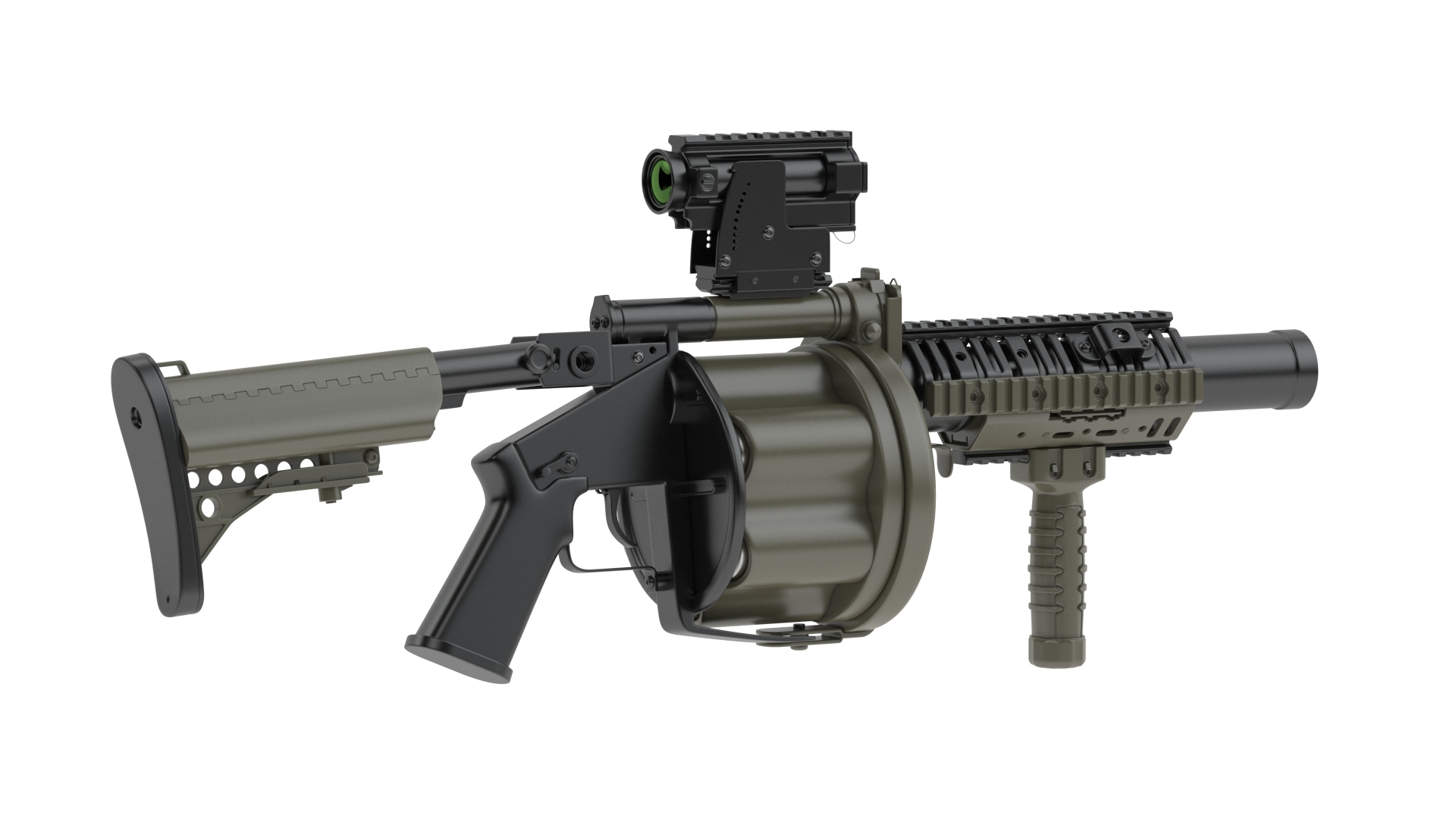 3D Milkor MGL Model - TurboSquid 1730650