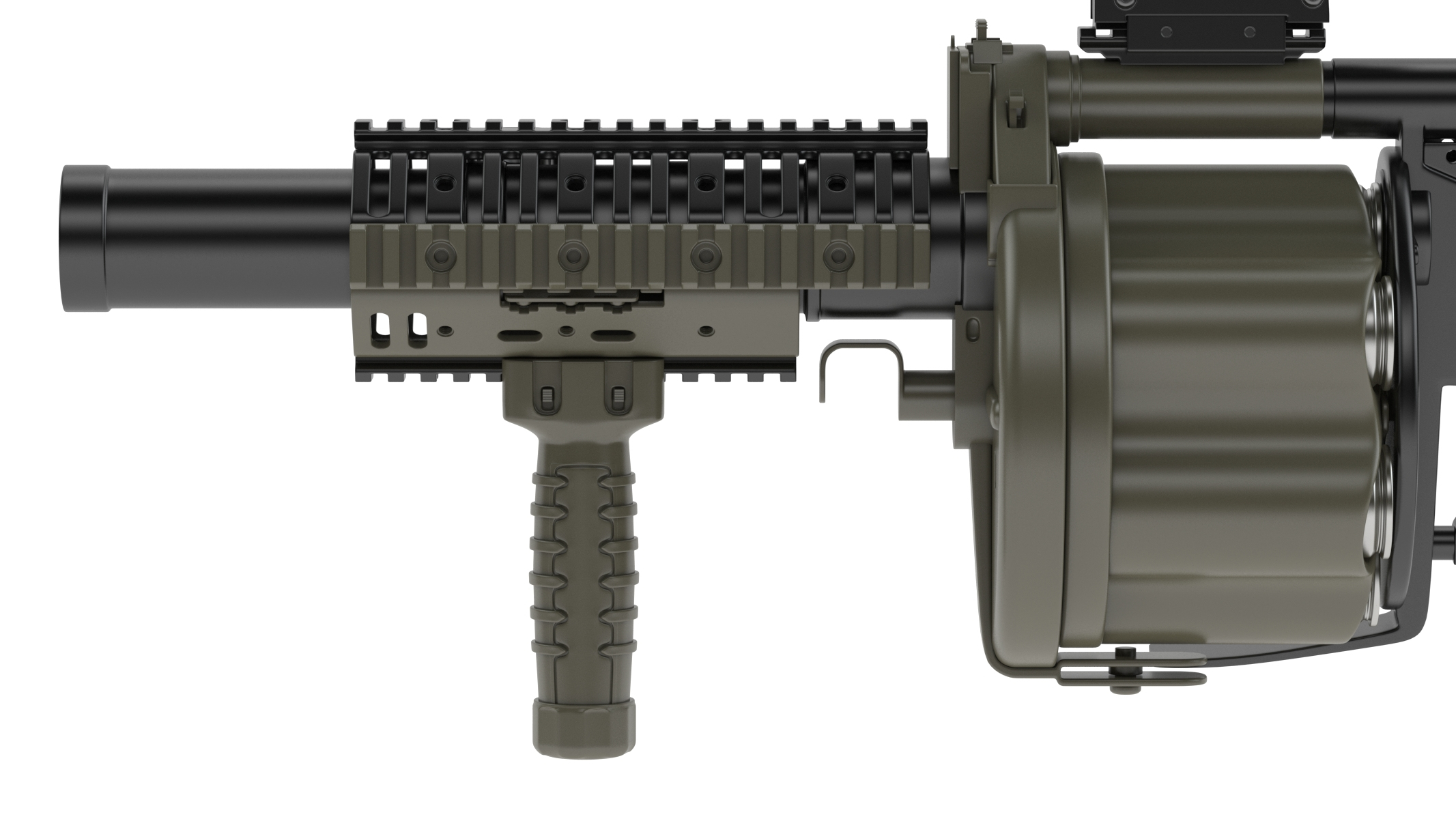 3D Milkor MGL model - TurboSquid 1730650