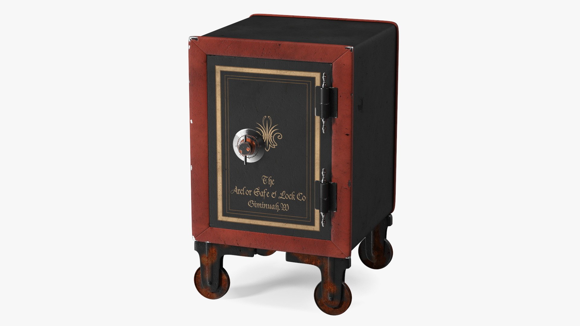 3D Antique Safe - TurboSquid 2171905